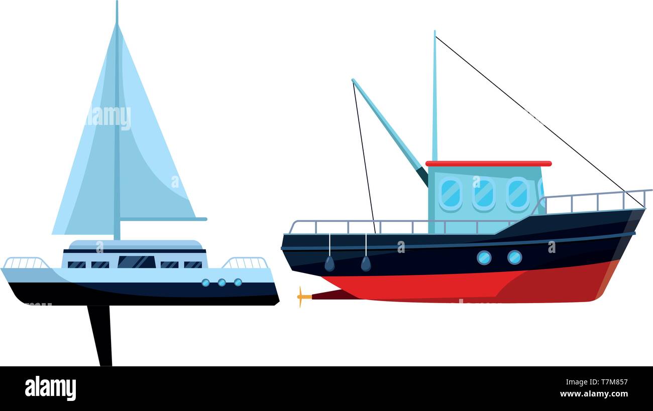 Fishing nets on sea Stock Vector Images - Alamy