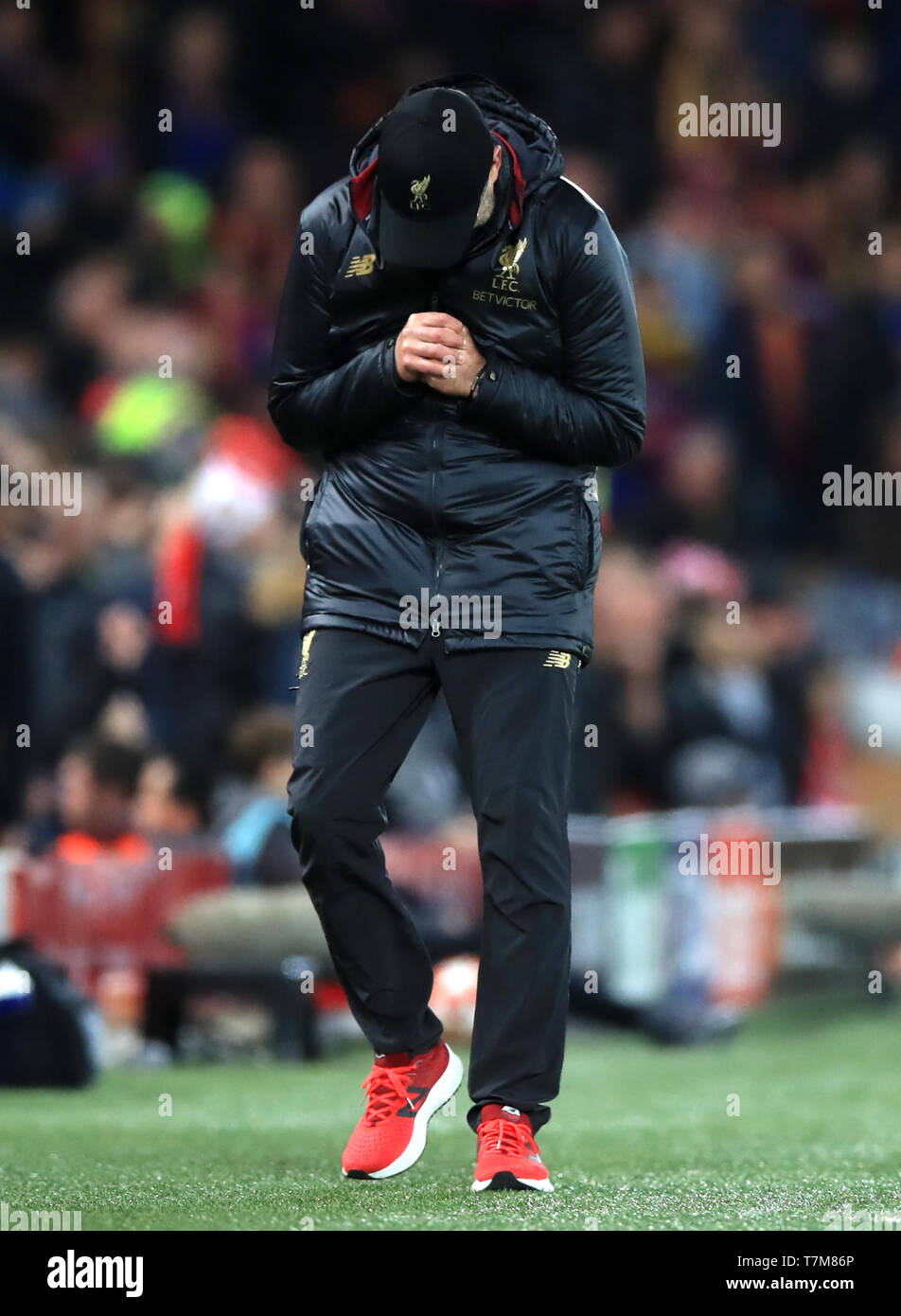 Liverpool manager Jurgen Klopp during the UEFA Champions League Semi ...