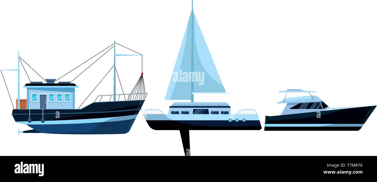 Fishing nets on sea Stock Vector Images - Alamy