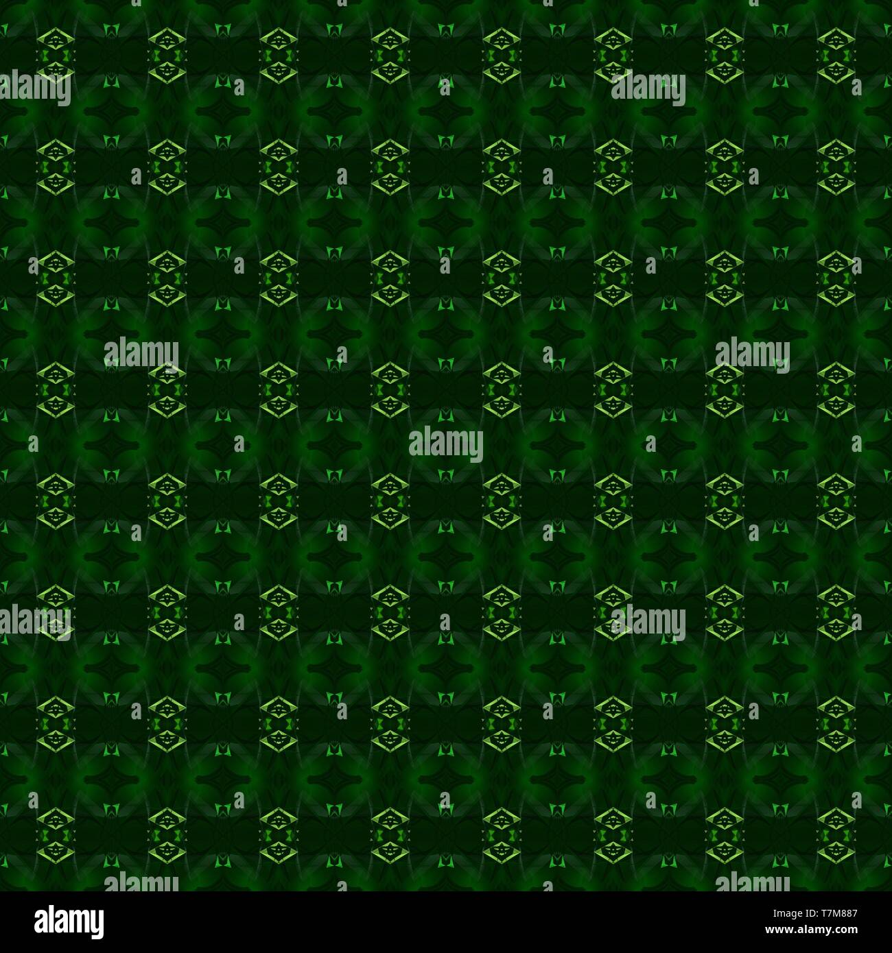 seamless graphics with black, moderate green and forest green colors ...