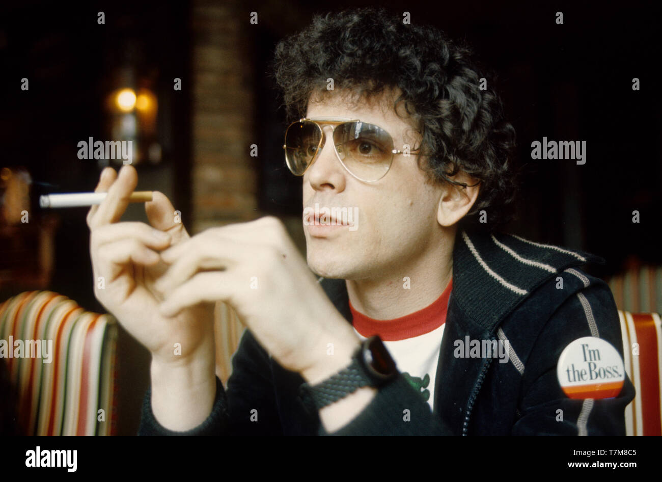 Amsterdam, Netherlands - 1972, Lou Reed (Photo Gijsbert Hanekroot Stock ...