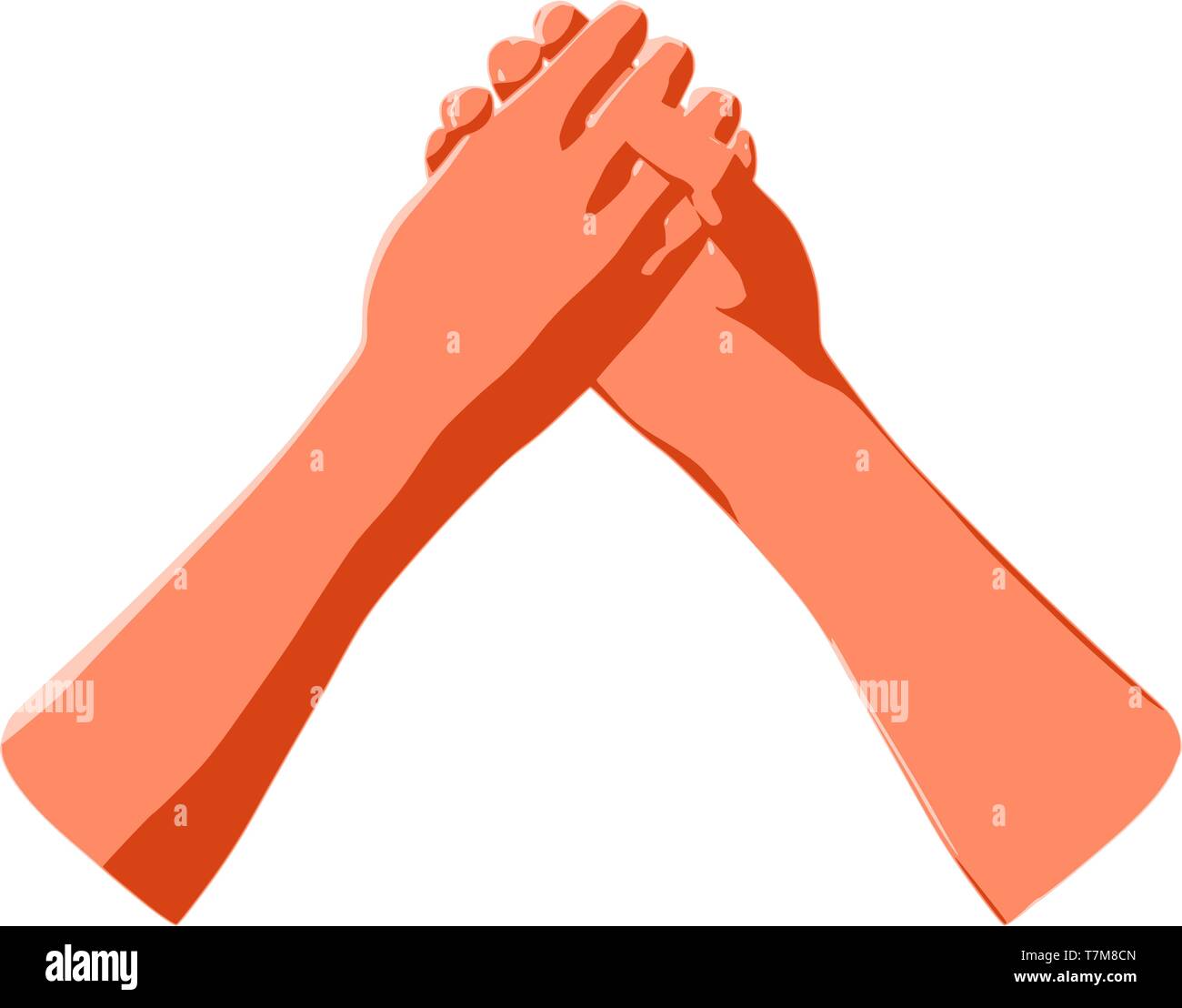 Hand gesture of brotherhood hi-res stock photography and images - Alamy