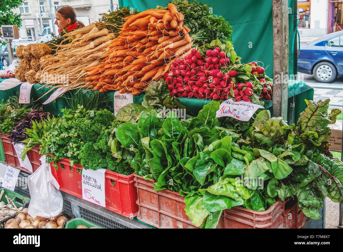Farmers market prague hi-res stock photography and images - Alamy