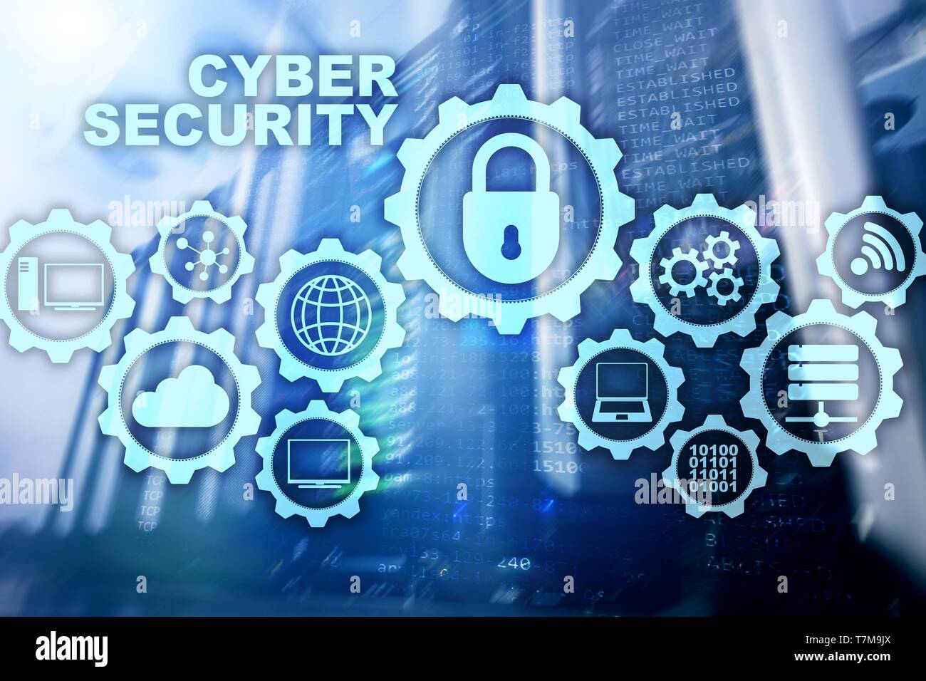 Cyber security background hi-res stock photography and images - Alamy