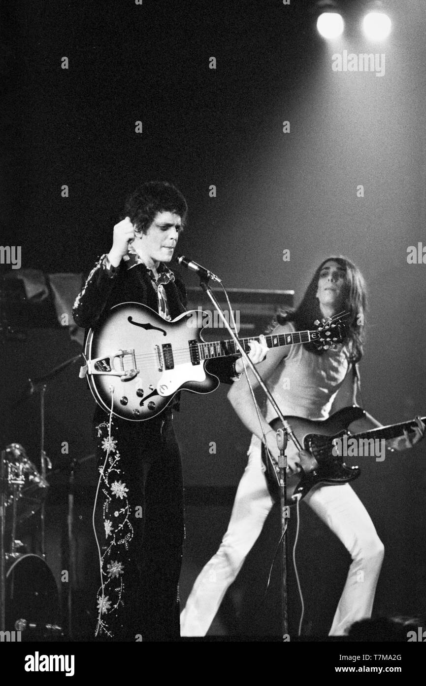 Amsterdam, Netherlands - SEPTEMBER 30: Lou Reed performs live on stage ...