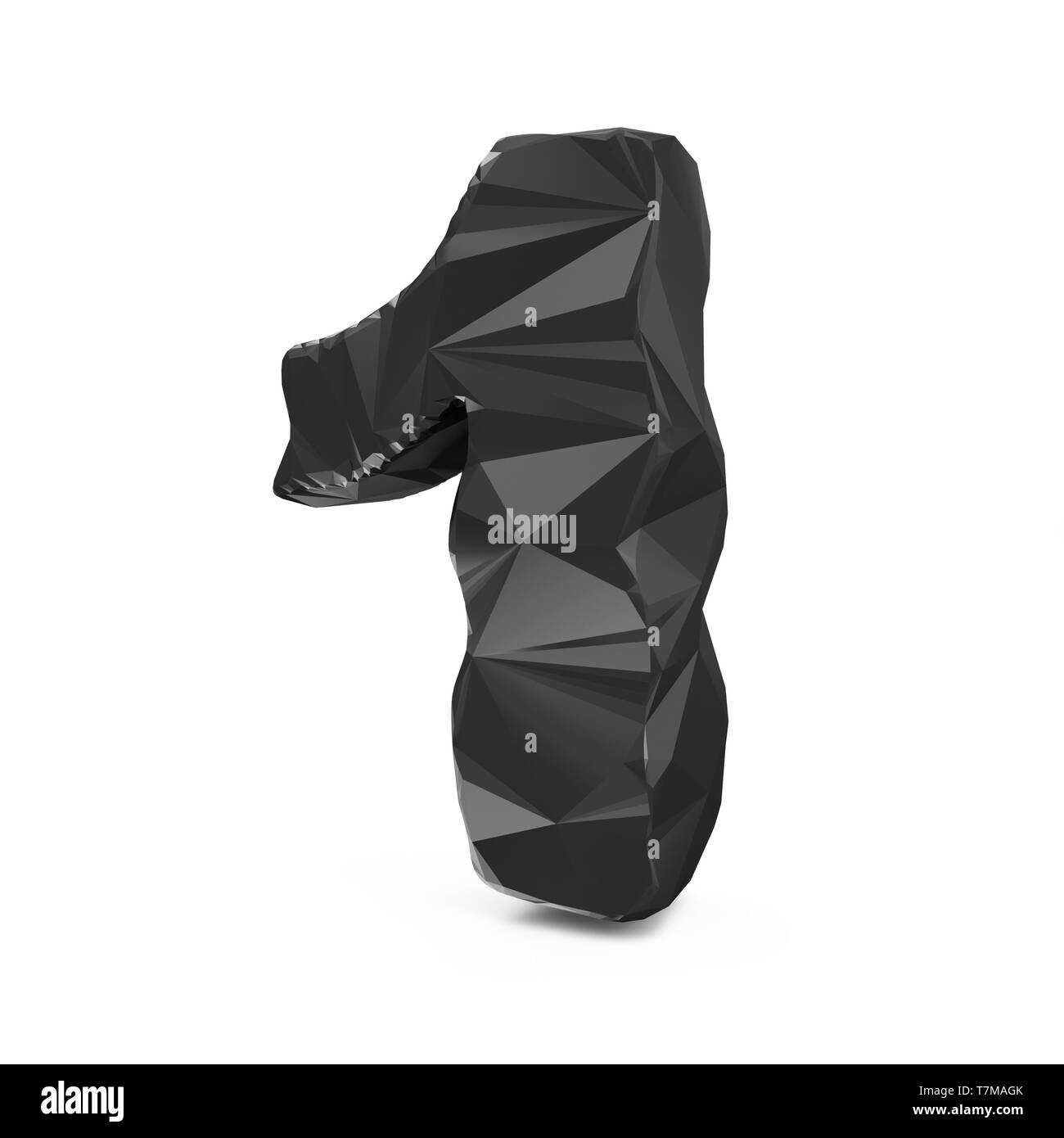 Polygonal font abc alphabet hi-res stock photography and images - Alamy