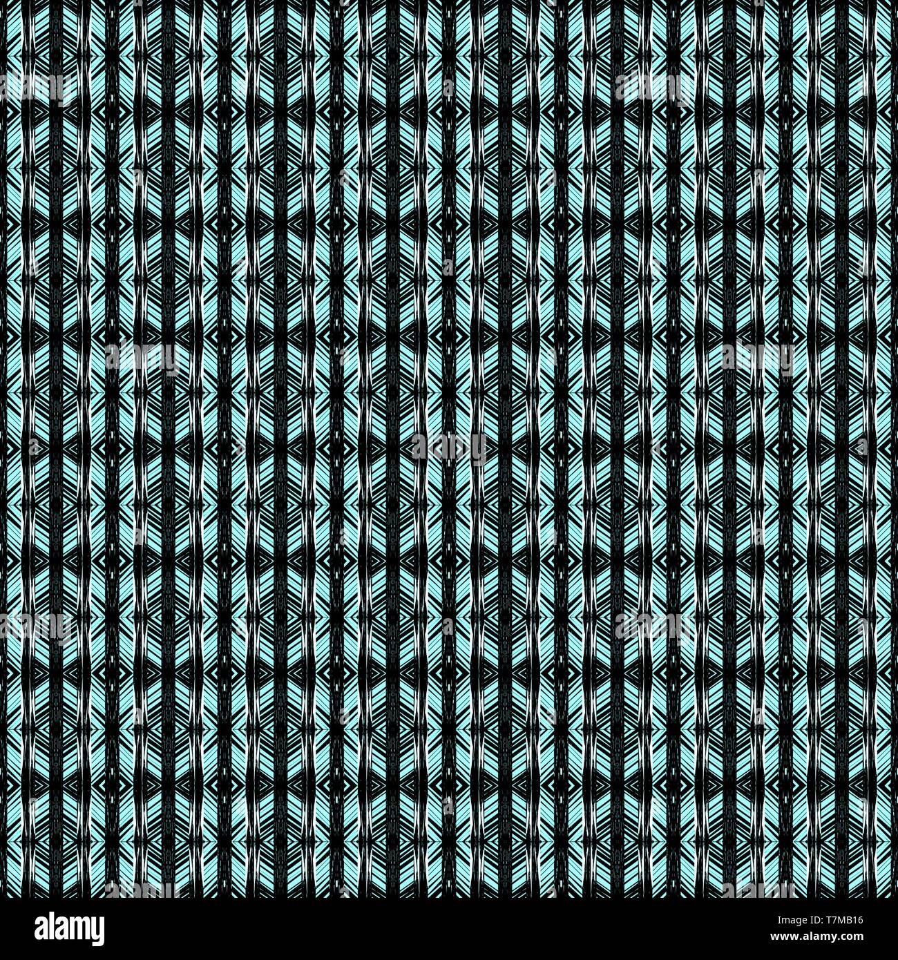 dark seamless and tileable pattern with black, pale turquoise and cadet ...