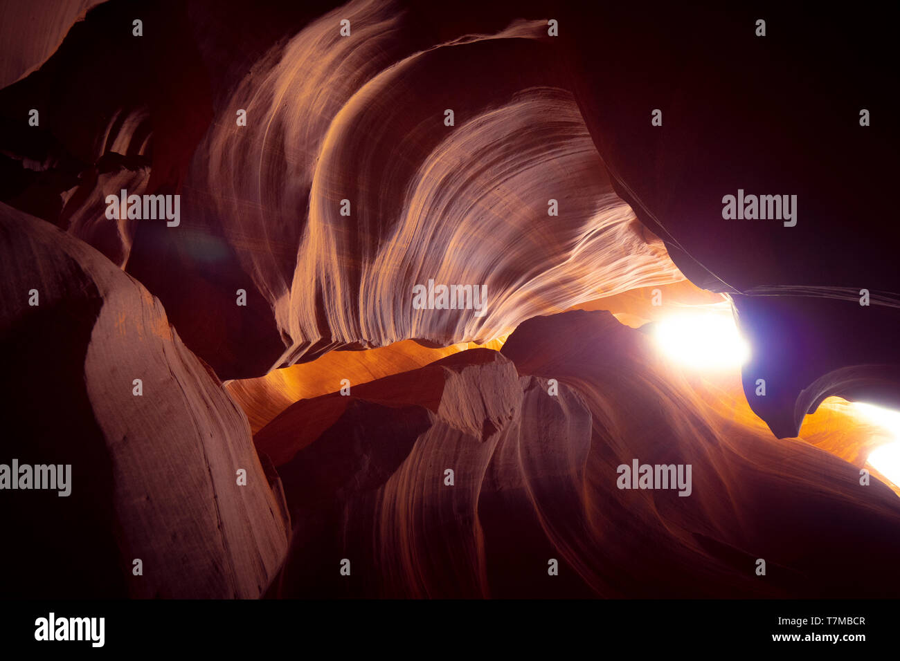Amazing sandstone structures in the Upper Antelope Canyon - travel ...