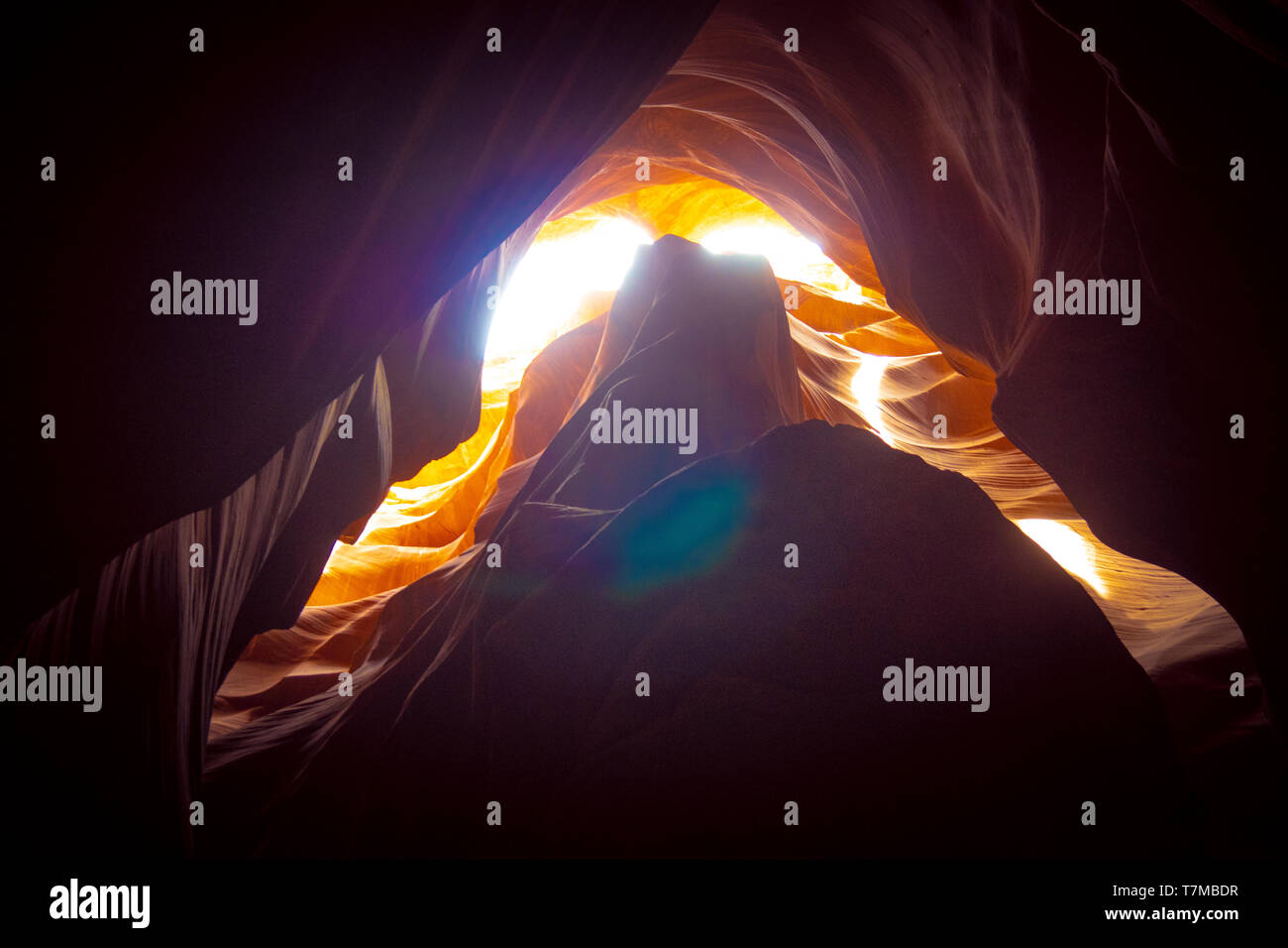 Amazing sandstone structures in the Upper Antelope Canyon - travel ...