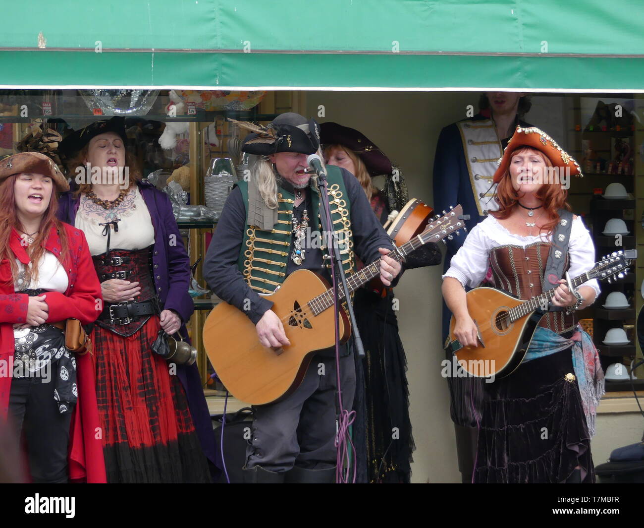 Brixham, UK - 5 May 2019: The 13th Annual Pirate Festival taking place ...