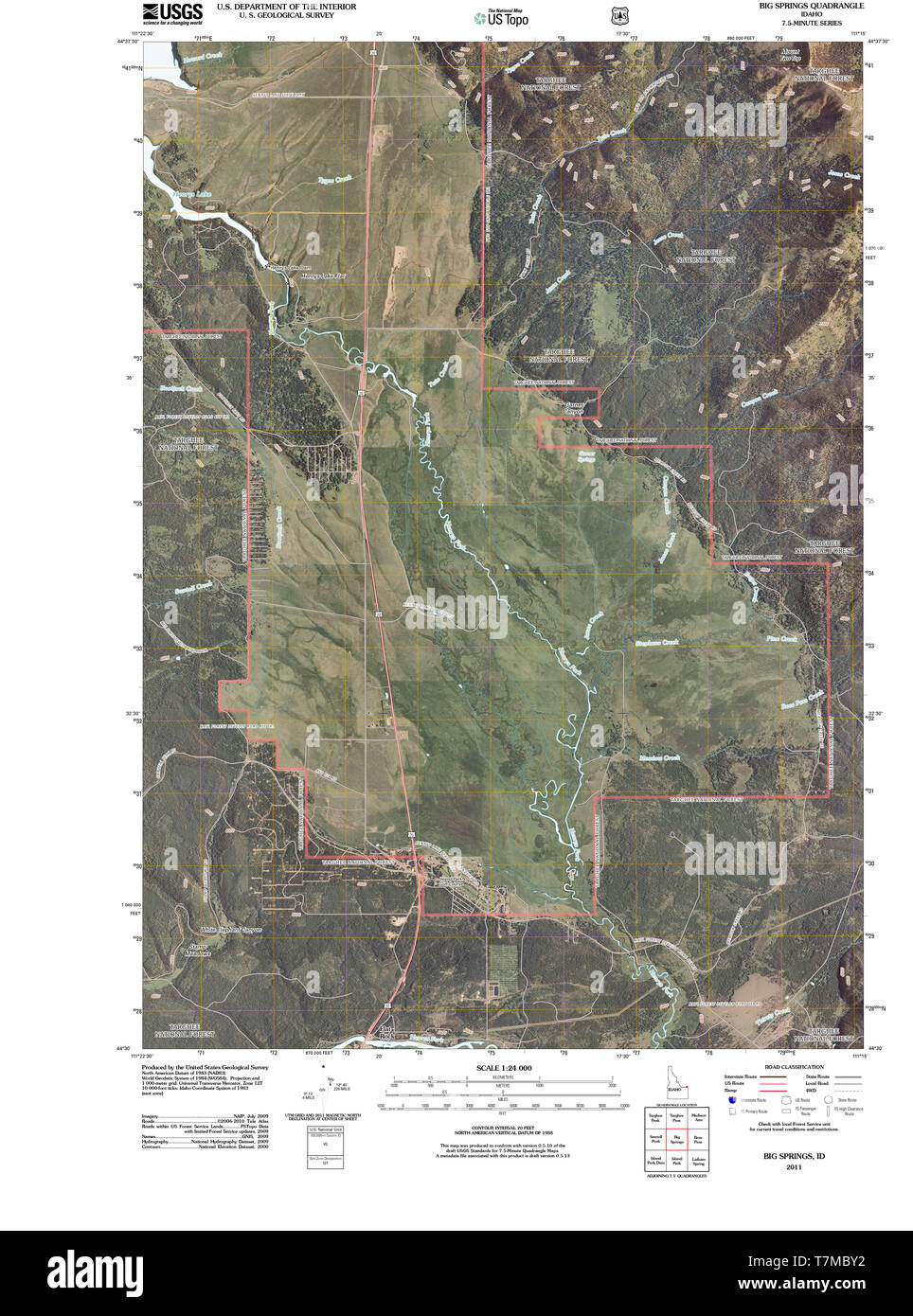 Big springs map hi-res stock photography and images - Alamy