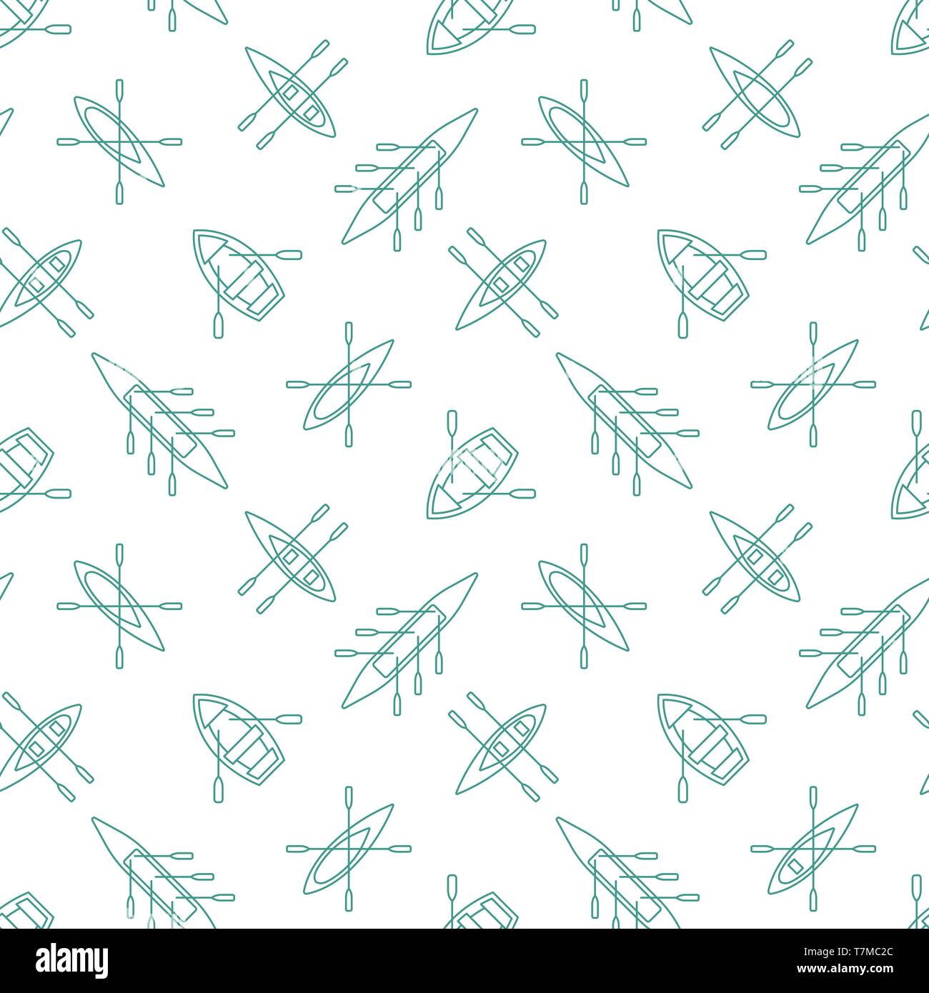 Boats silhouettes seamless pattern Stock Vector Image & Art - Alamy