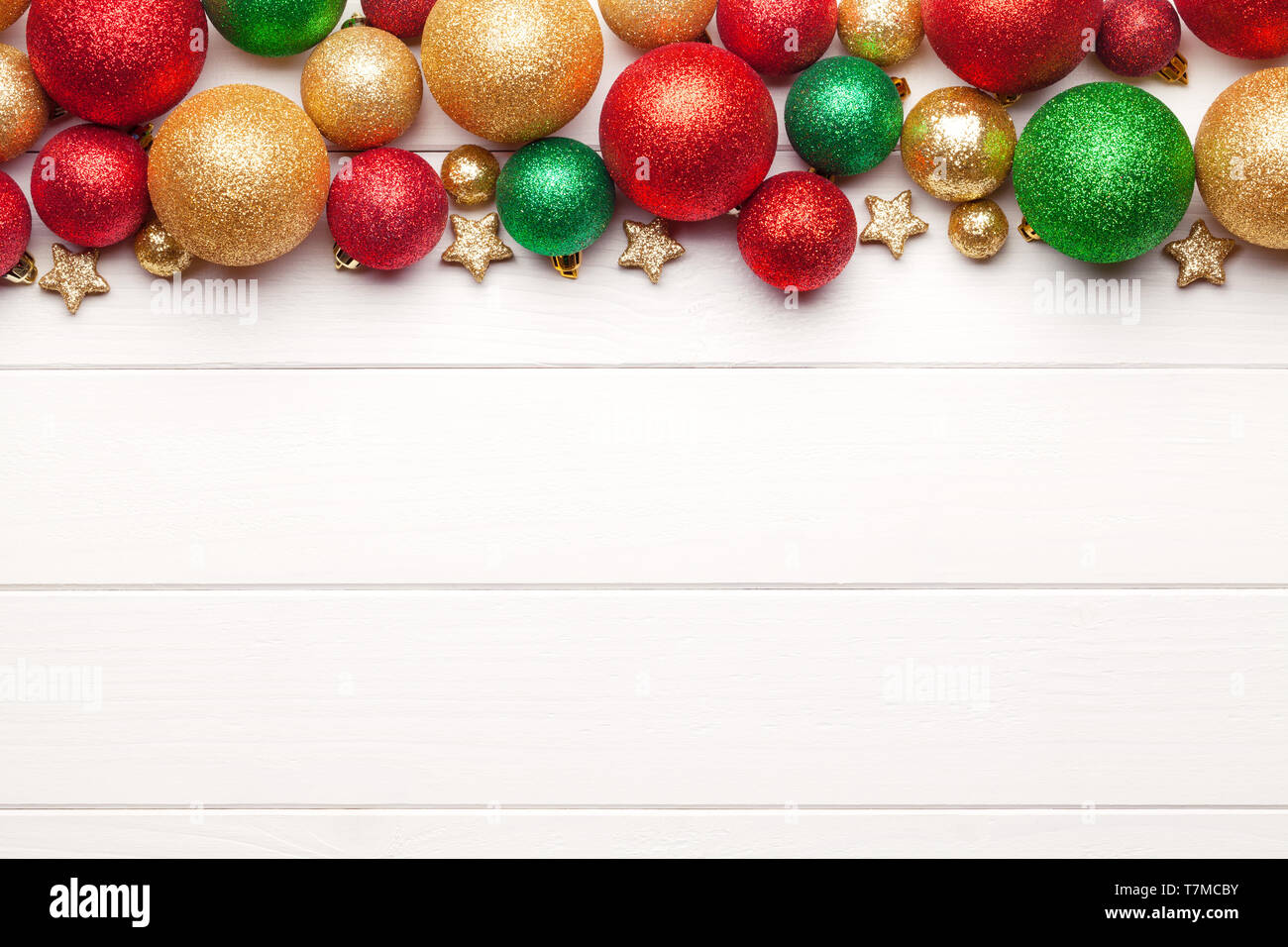 Christmas frame baubles hi-res stock photography and images - Alamy