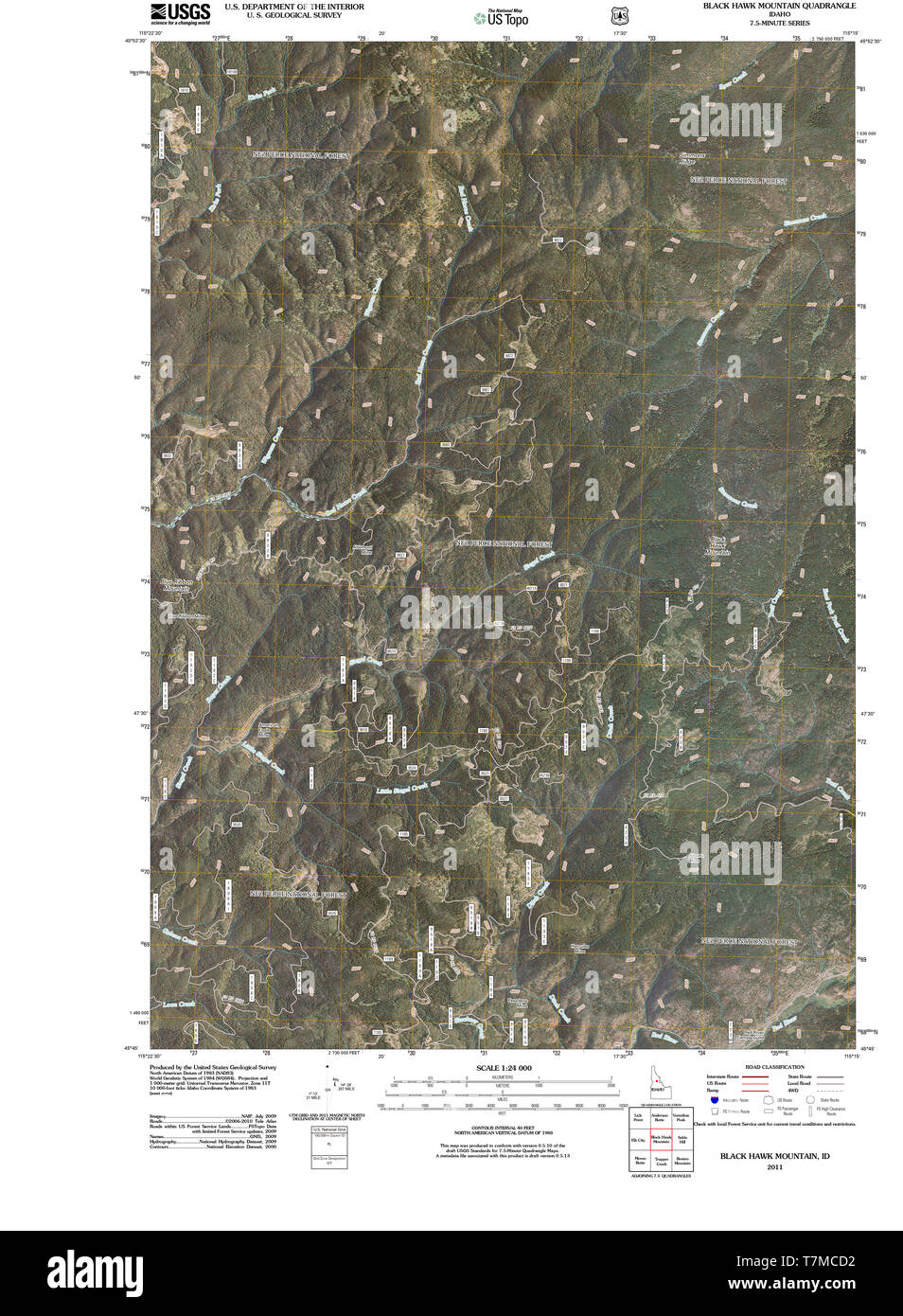 Hawk mountain map hi-res stock photography and images - Alamy