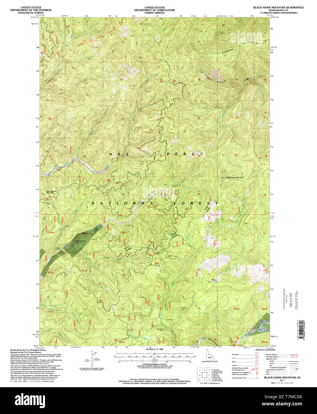 Hawk mountain map hi-res stock photography and images - Alamy