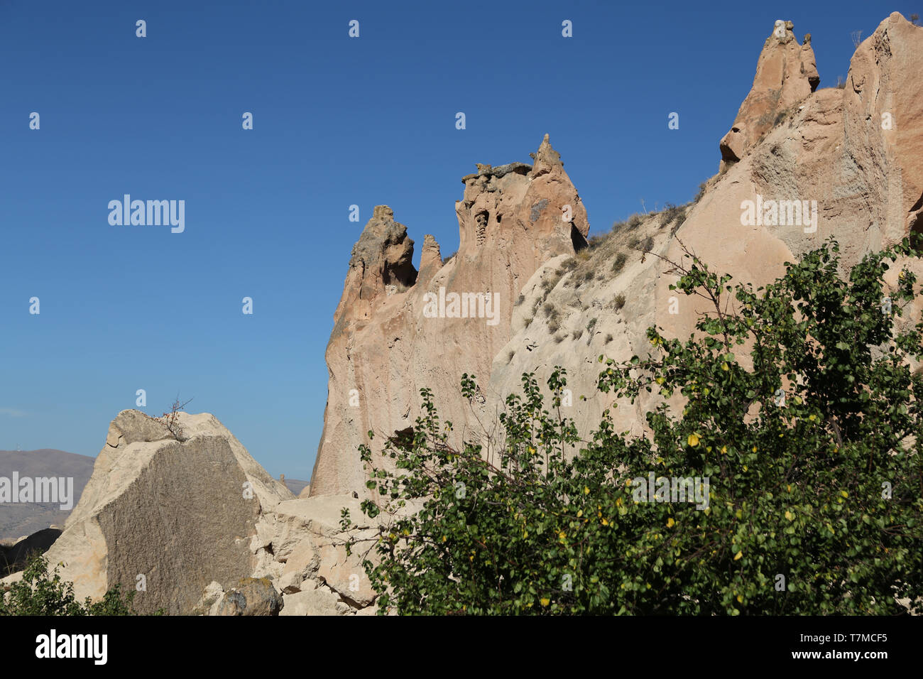 Rock Formations in Zelve Valley, Cappadocia, Nevsehir City, Turkey ...