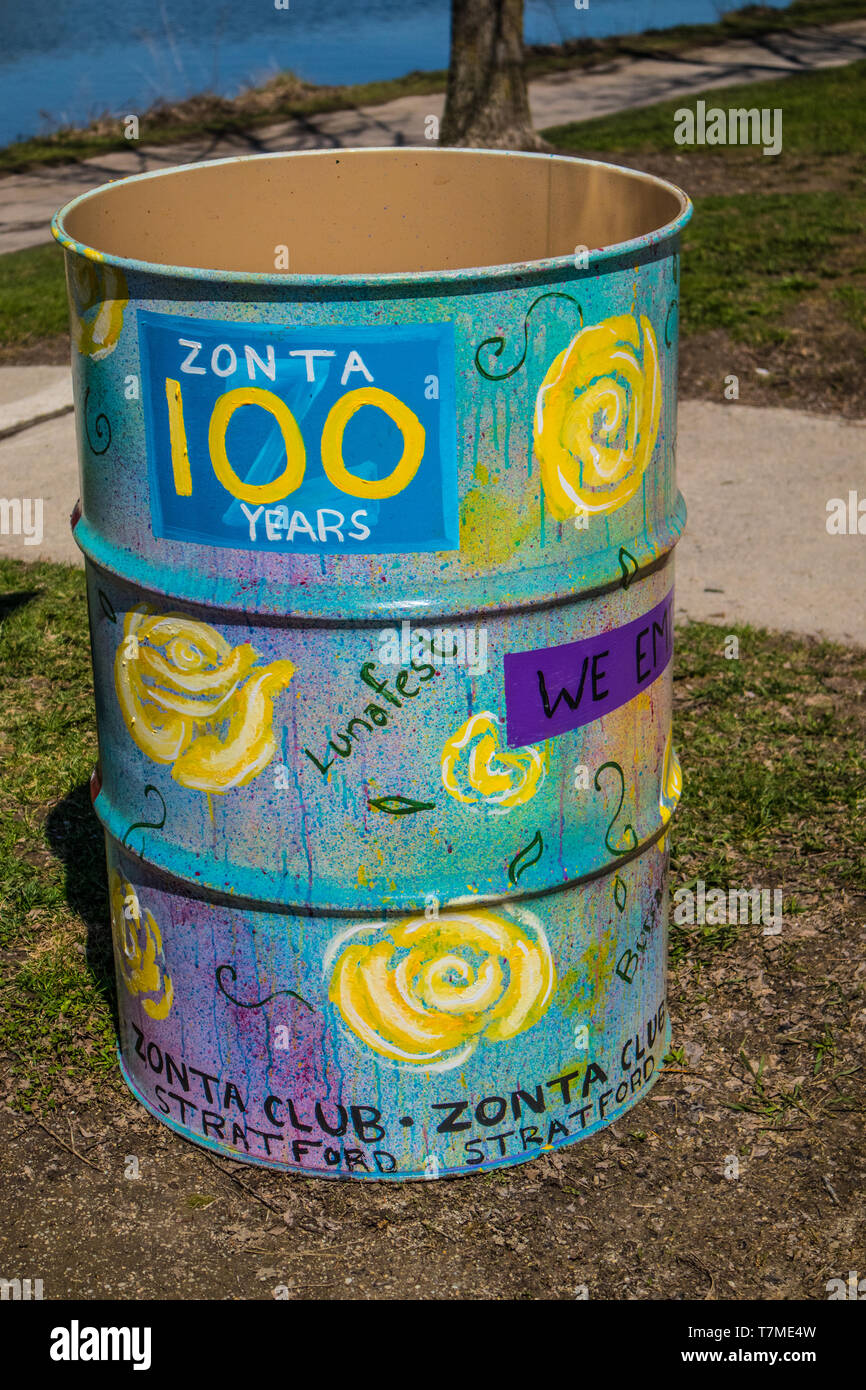 Garbage Can Decorating Competition, annual event in Stratford, Ontario ...