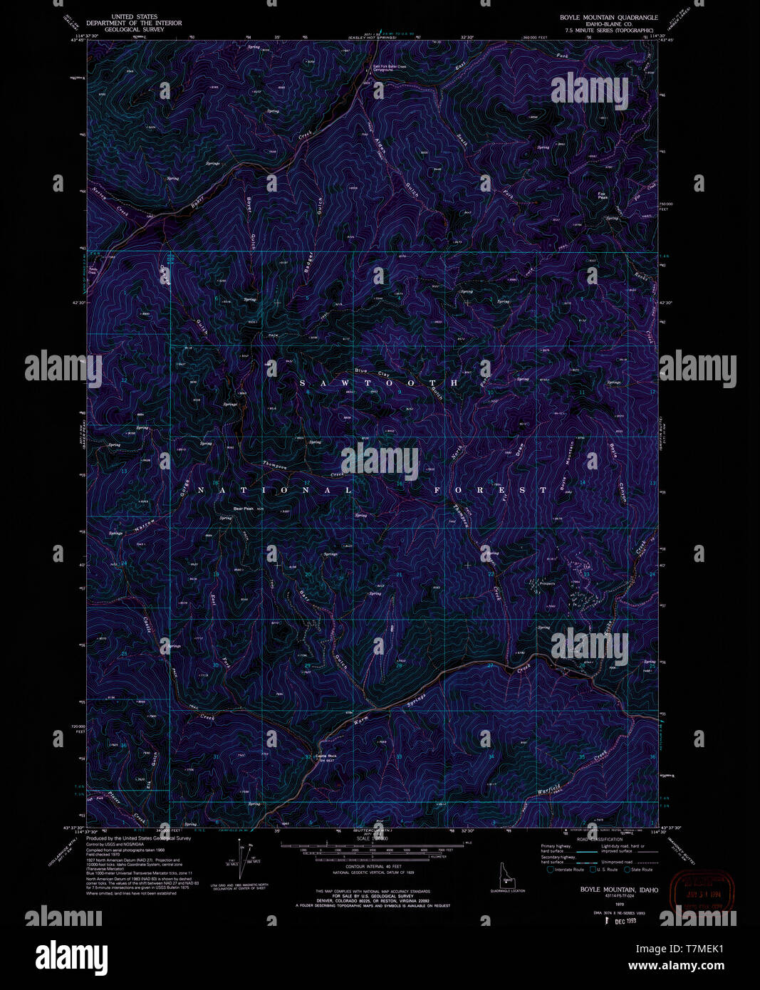 Map of boyle hi-res stock photography and images - Alamy