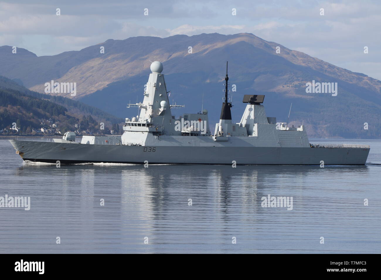 HMS Defender (D36), a Daring-class (Type 45) destroyer operated by the ...