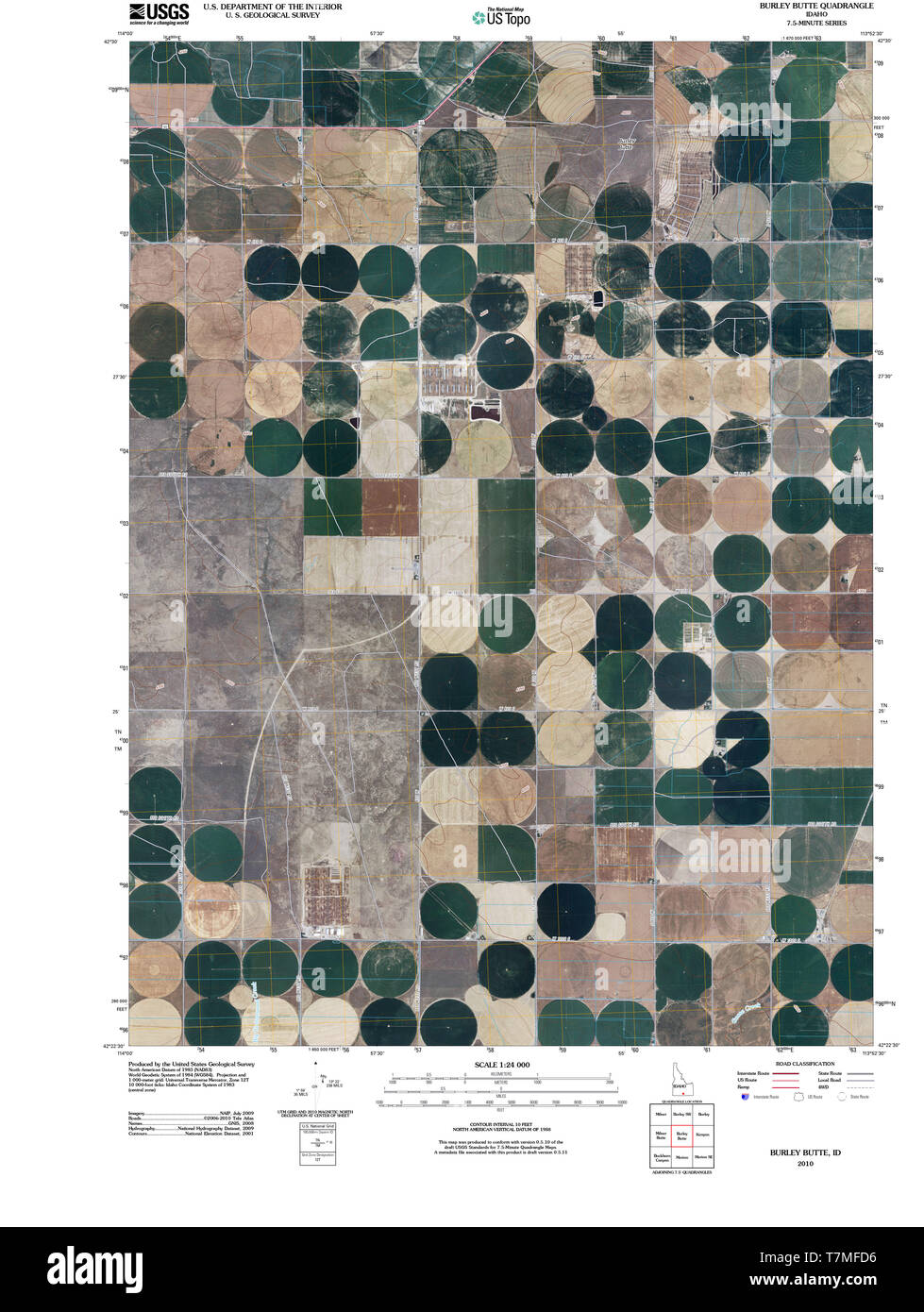 Map of burley hi-res stock photography and images - Alamy