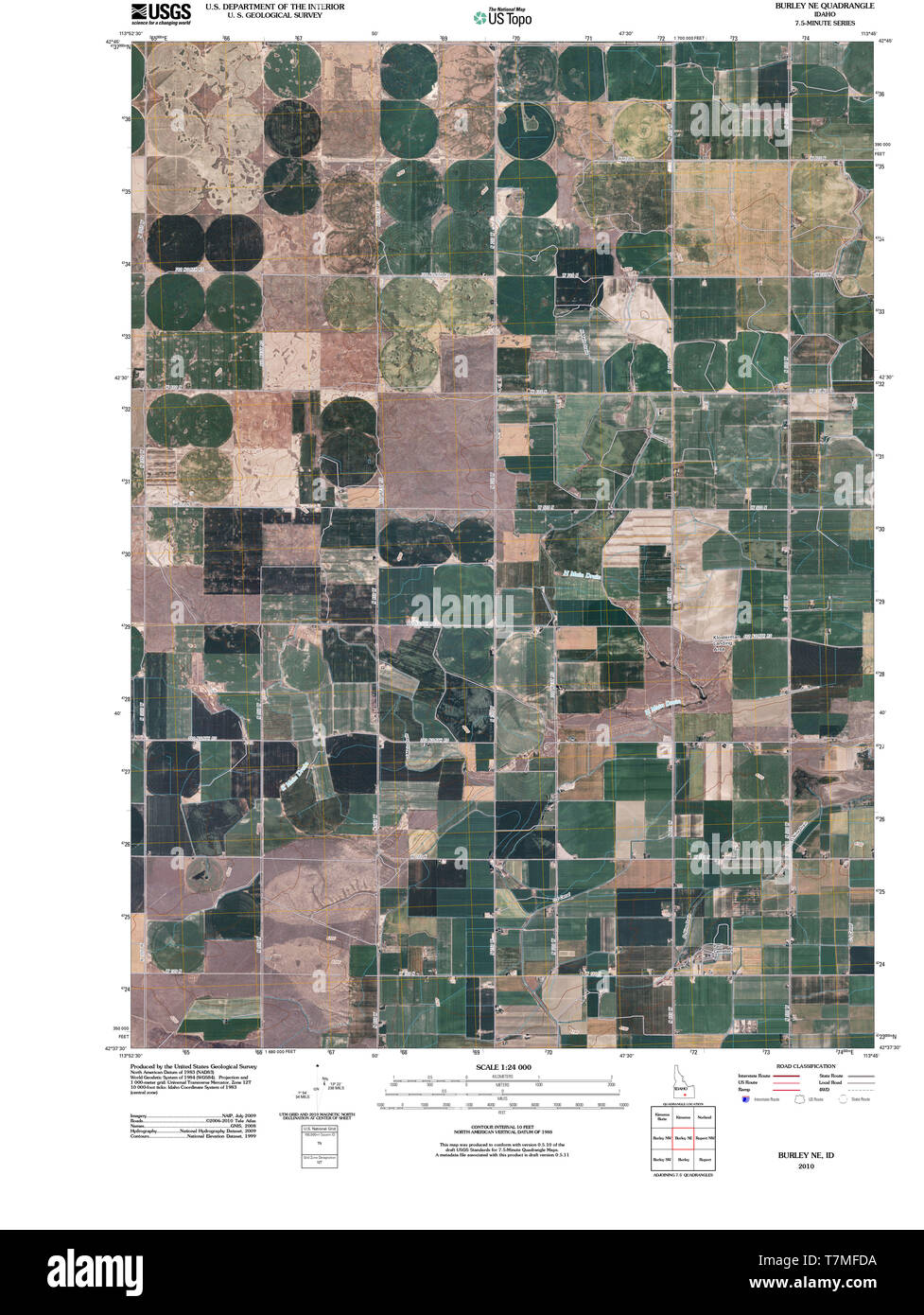 Map of burley hi-res stock photography and images - Alamy