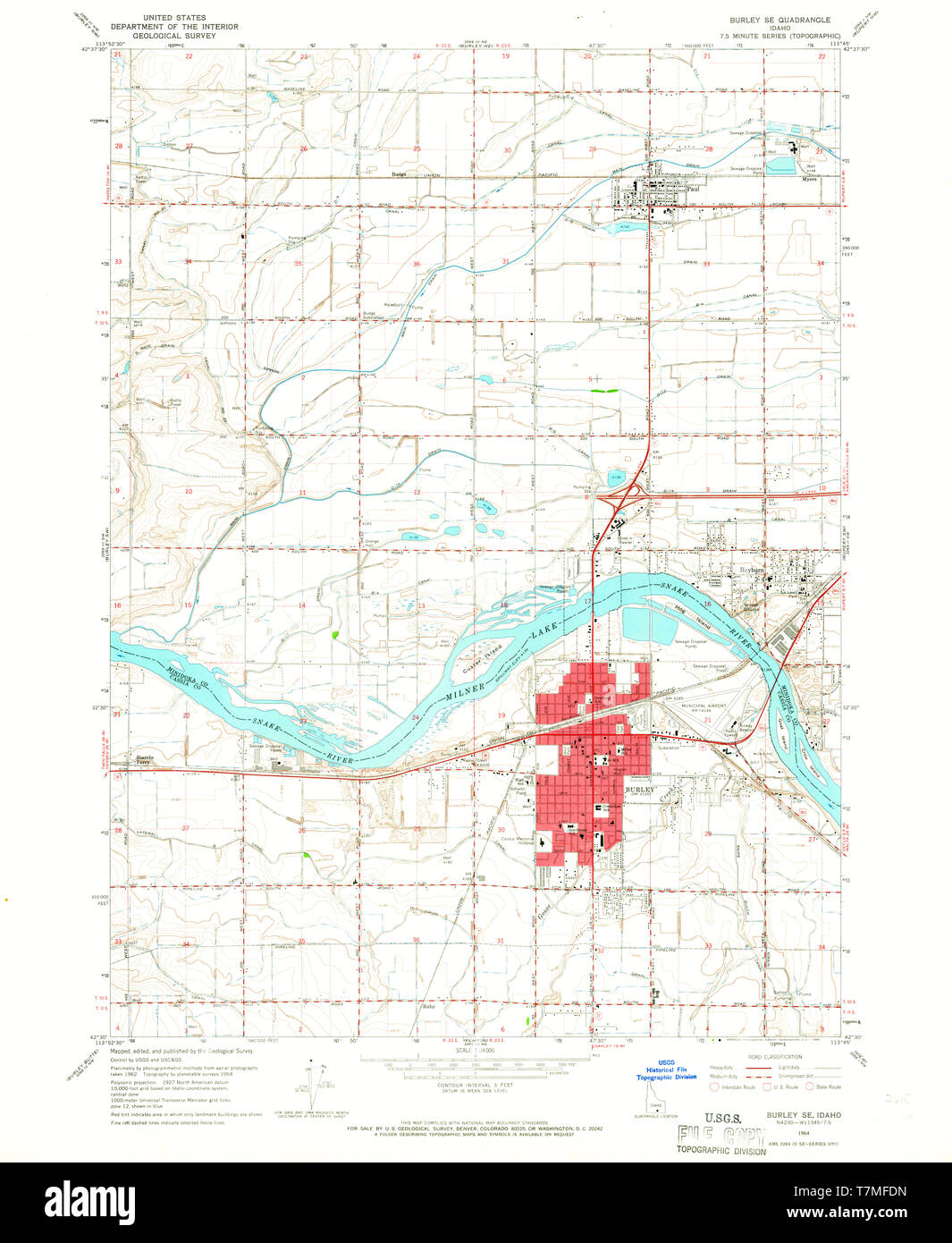 Map of burley hi-res stock photography and images - Alamy