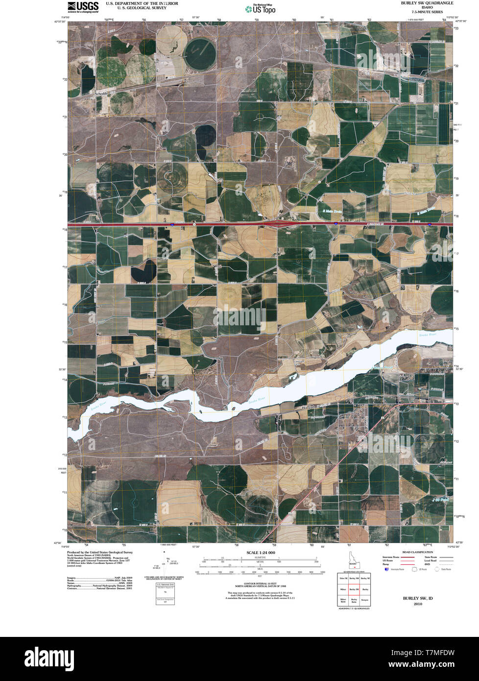 Map of burley hi-res stock photography and images - Alamy