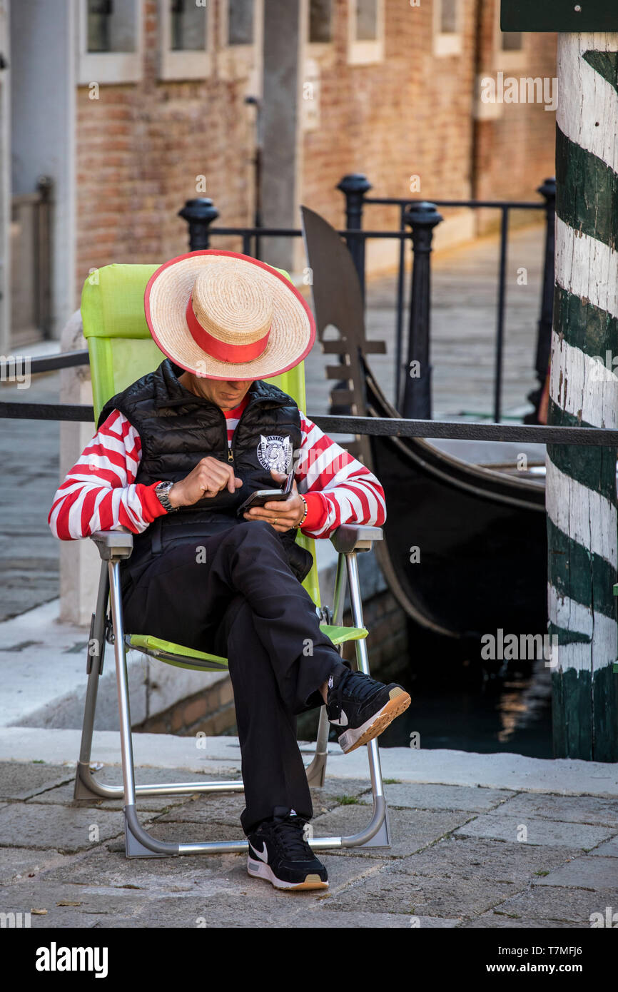Gondolier tradition hi-res stock photography and images - Alamy