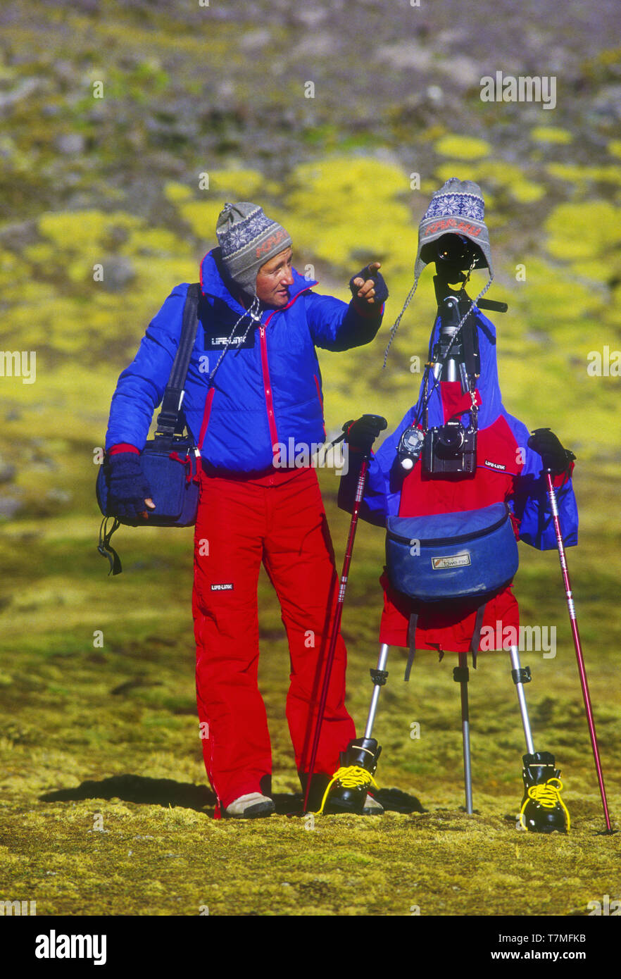 Trusty Tripod Assistant with David Brownell Stock Photo - Alamy