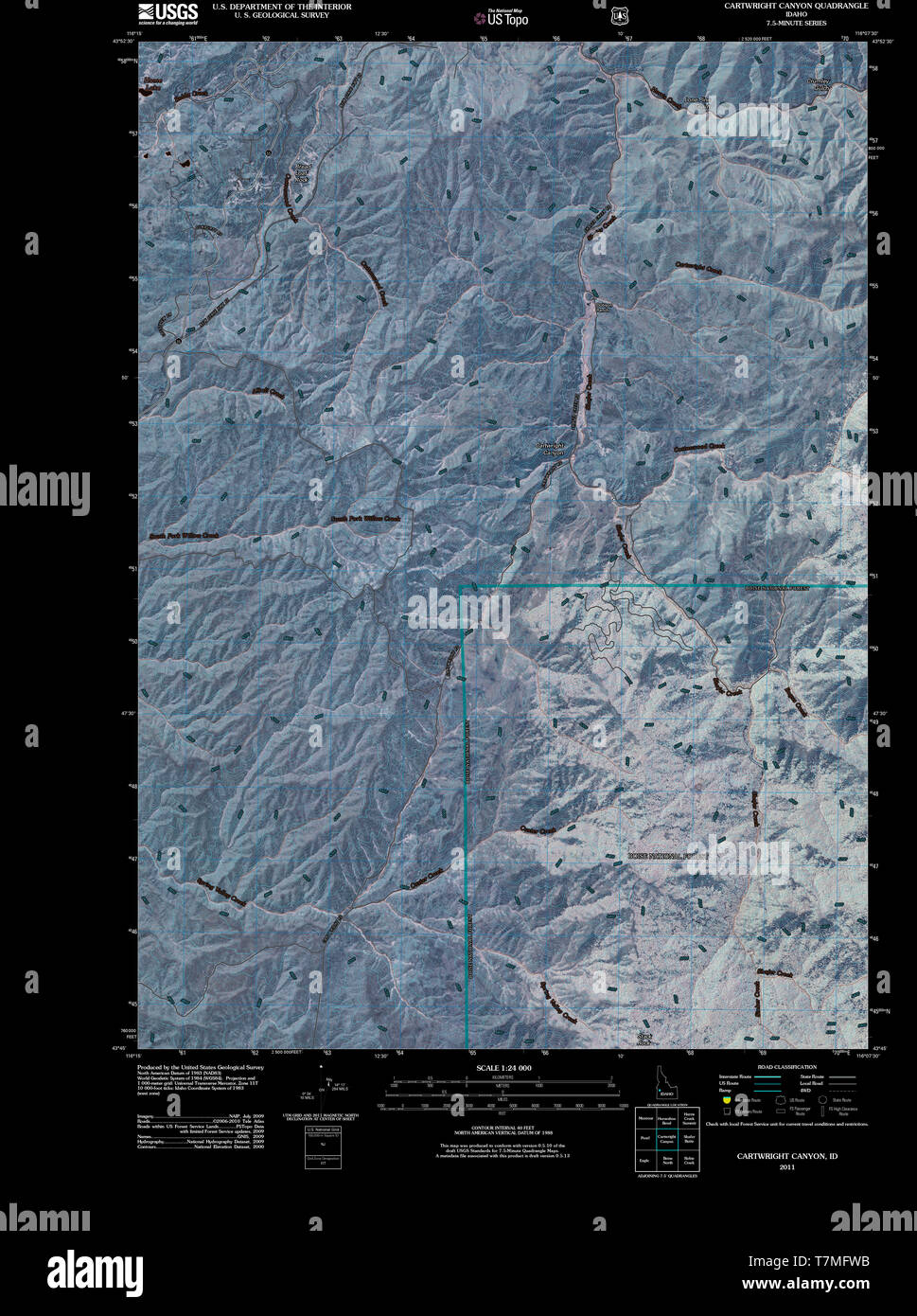 Map of cartwright hi-res stock photography and images - Alamy