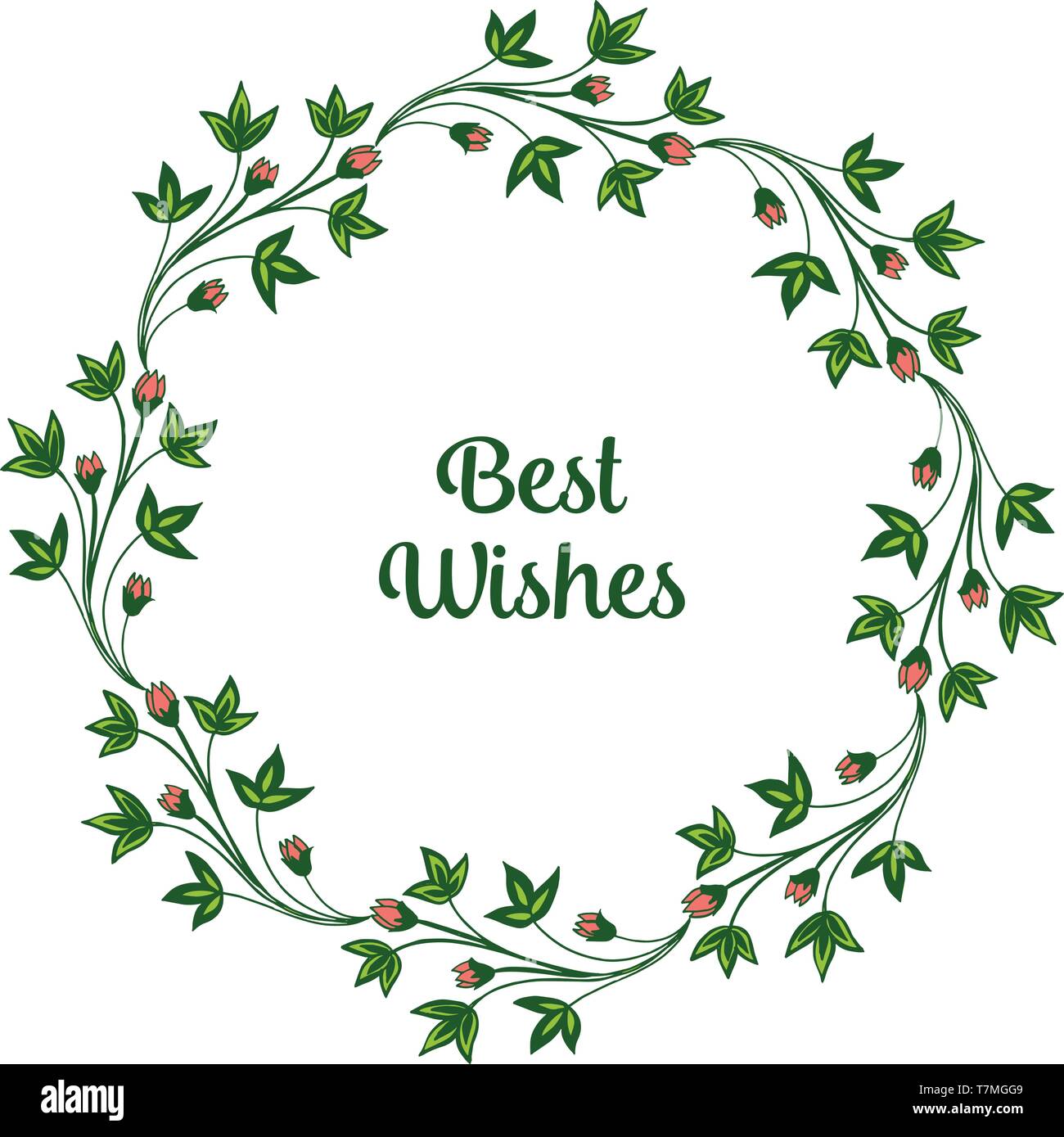 Vector illustration various pattern leaf floral frame for template best ...