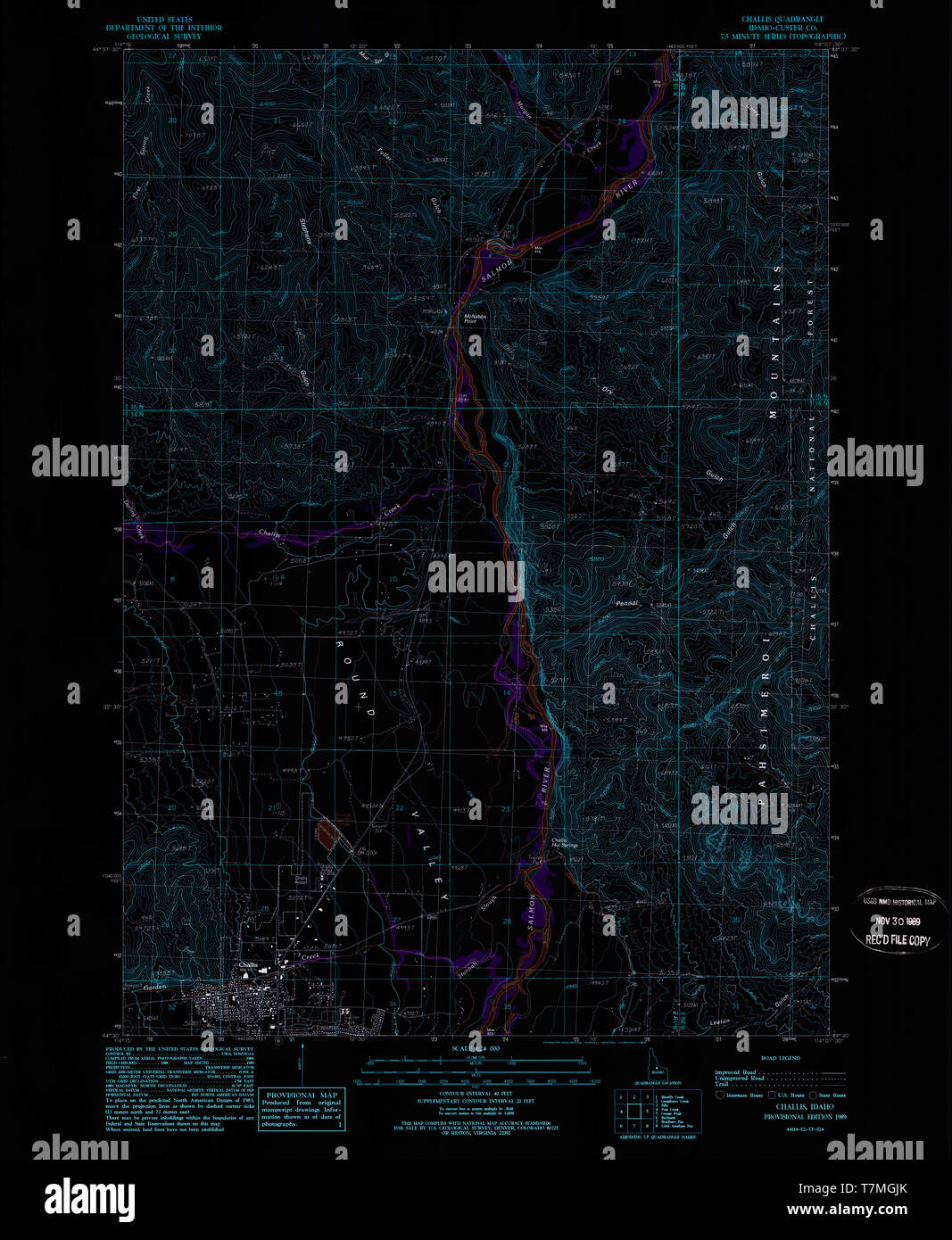 Challis map hi-res stock photography and images - Alamy