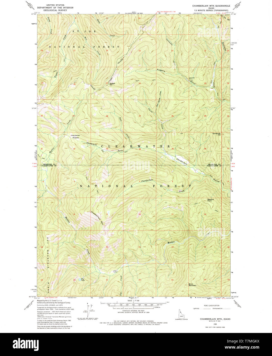Map of chamberlain hi-res stock photography and images - Alamy