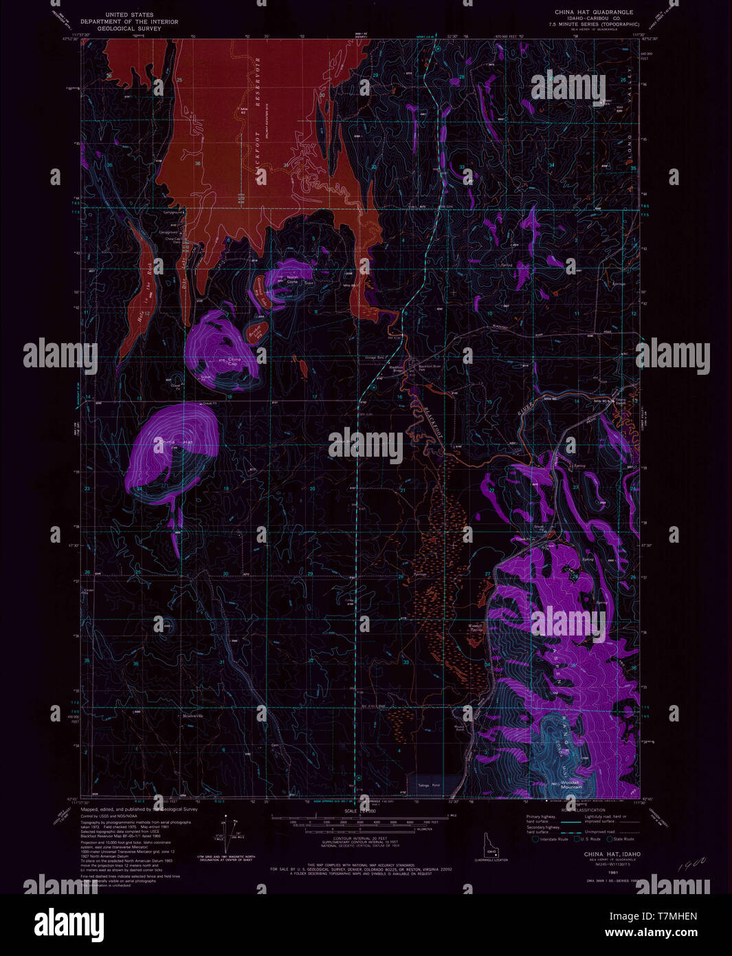 1981 china map hi-res stock photography and images - Alamy