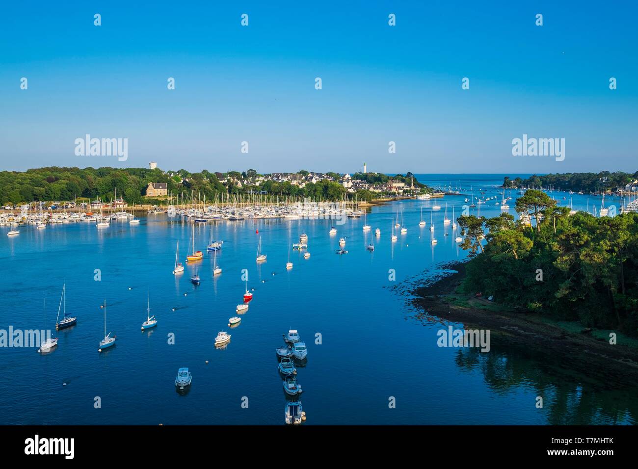 France, Finistere, Benodet, the mouth of the Odet river Stock Photo - Alamy