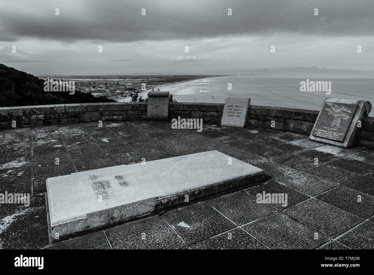The grave site of South African Randlord and mining magnate Sir Abraham ...