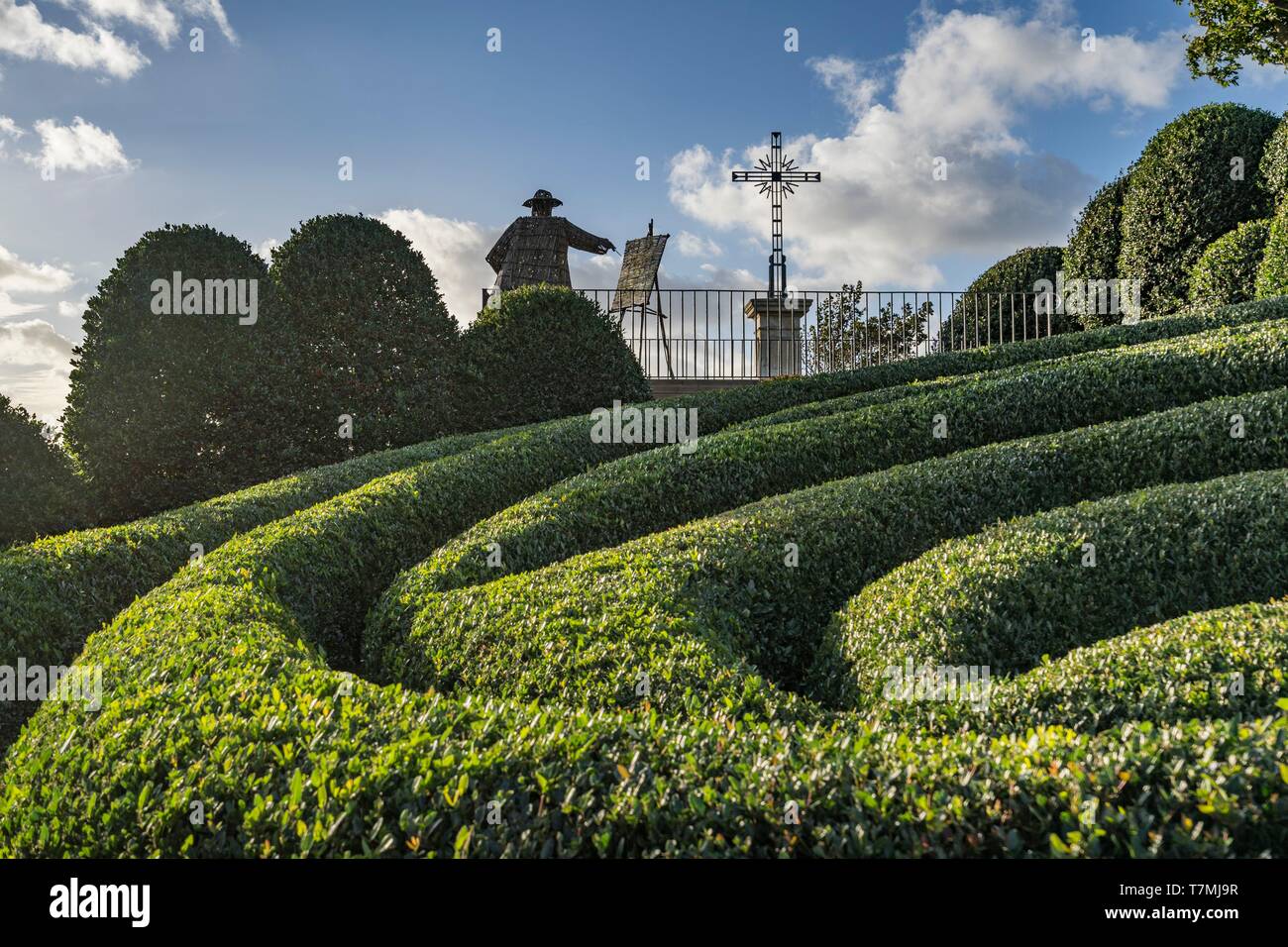 Etretat garden monet hi-res stock photography and images - Alamy