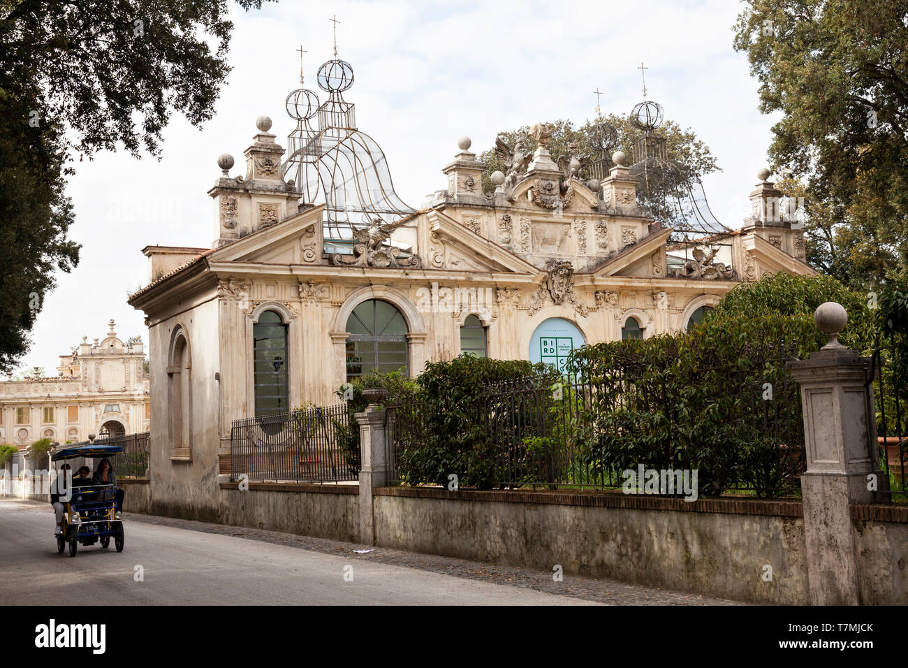 Galleria Borghese aviary, Rome, Italy Stock Photo - Alamy