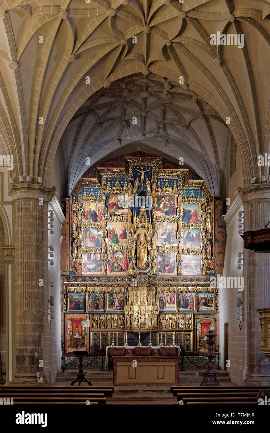 Altarpiece santa maria la mayor church hi-res stock photography and ...