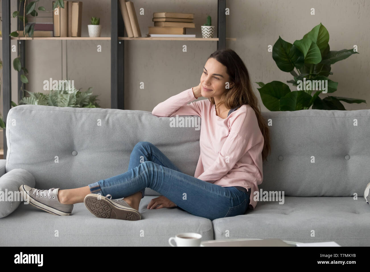 Concept living alone woman hi-res stock photography and images - Alamy