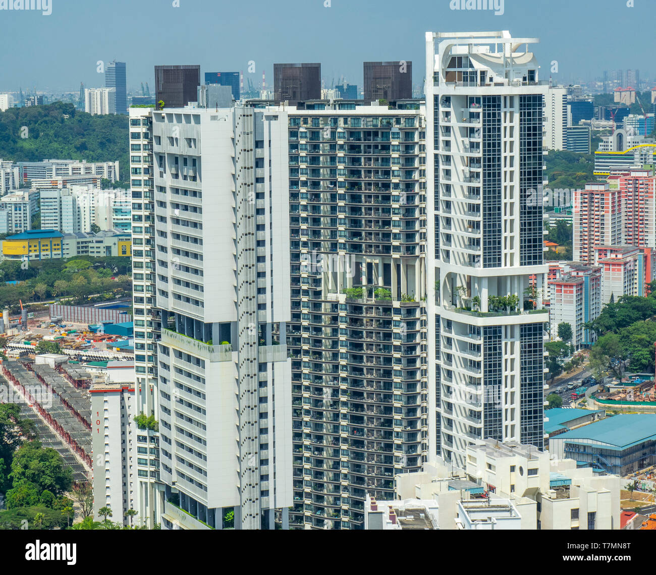 High rise residential apartment towers in Singapore Stock Photo - Alamy