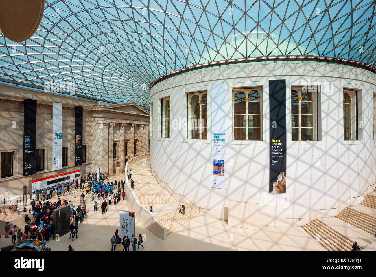 London, UK - May 20 2018: The British Museum is a public institution ...