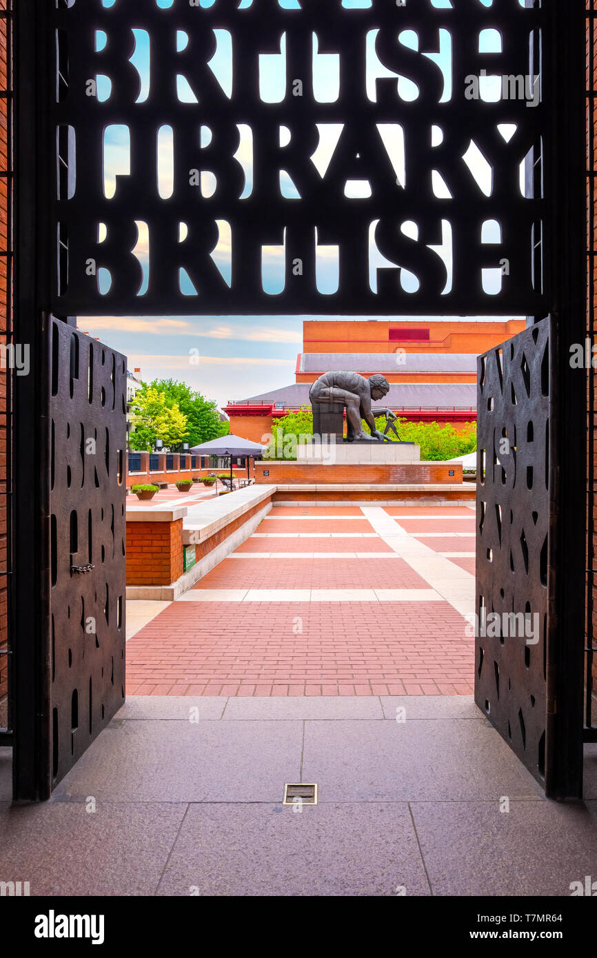 London, UK - May 12 2018: The British Library is the UK's national ...