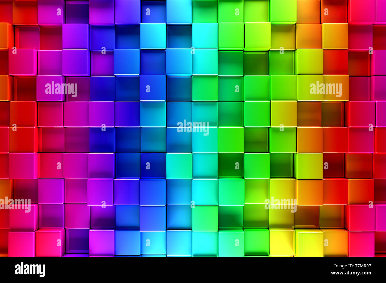 Colorful blocks abstract background Stock Photo - Alamy