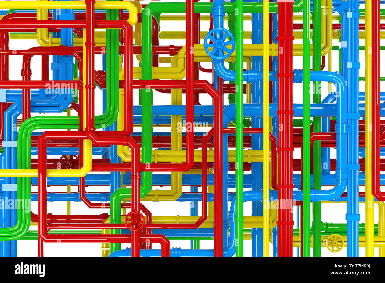 Maze of pipes hi-res stock photography and images - Alamy