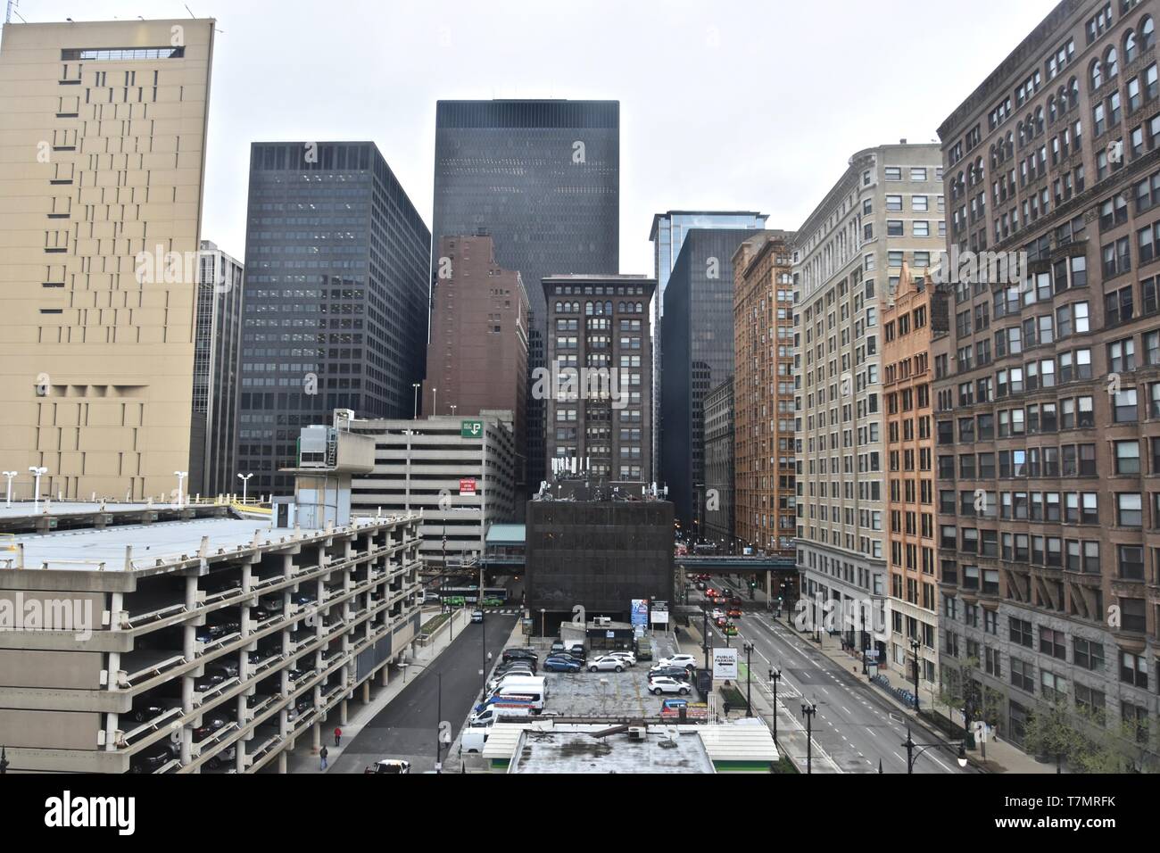 Iconic view of Chicago, Illinois, USA Stock Photo - Alamy