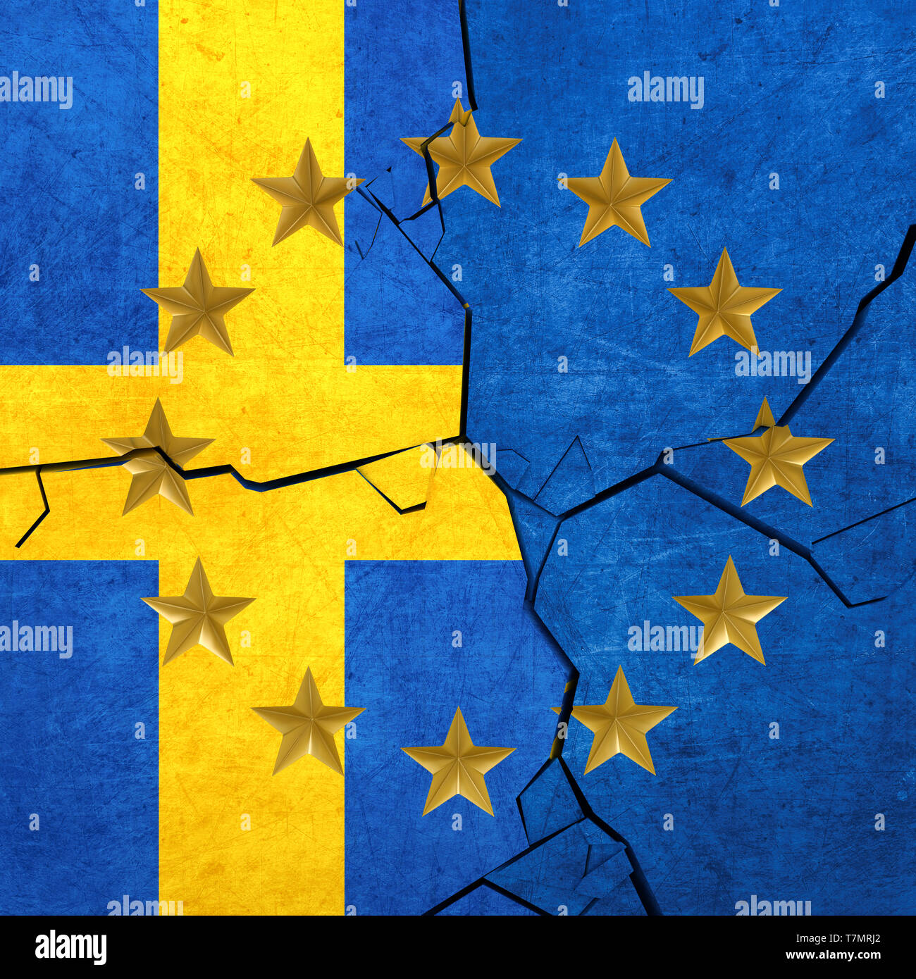 Sweden flags hi-res stock photography and images - Alamy
