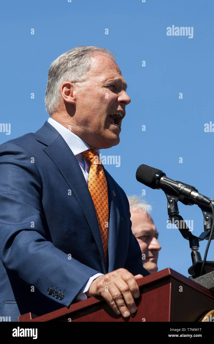 Seattle, Washington: Governor and 2020 presidential candidate Jay ...