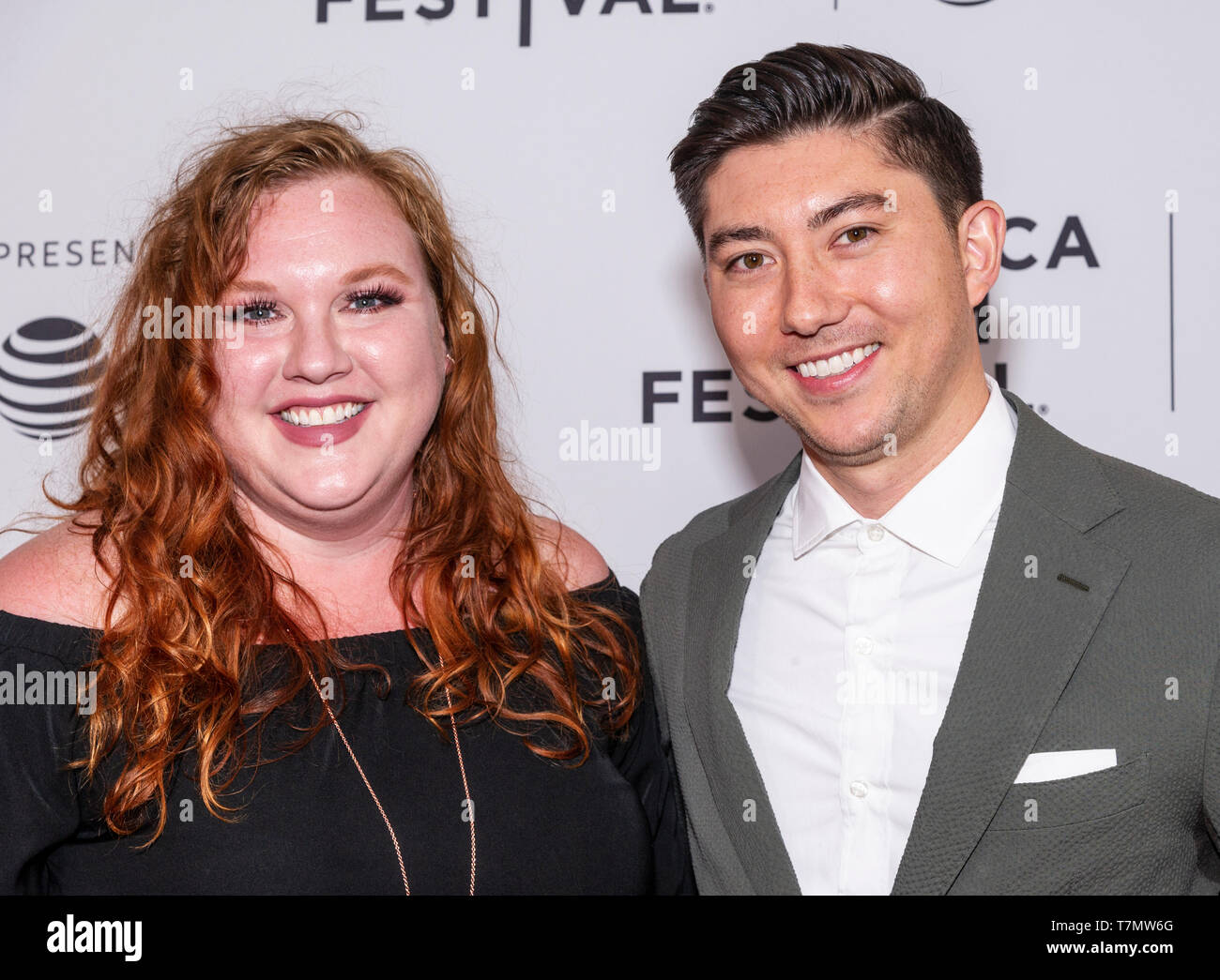 New York, NY - April 27, 2019: Gabrielle Pickle, Takashi Dossier attend ...