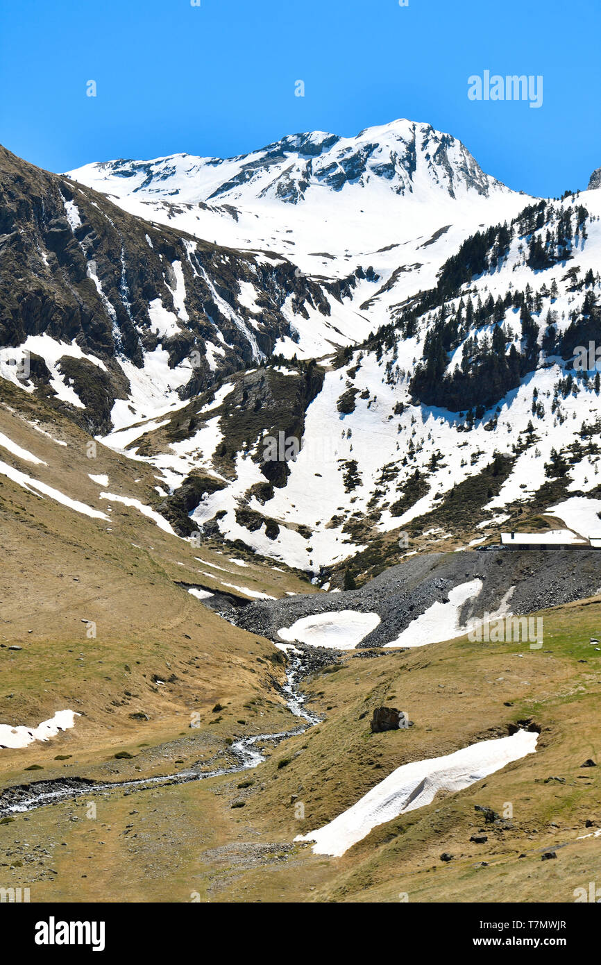 France, Hautes Pyrenees, Pyrenees mountains (Aragnouet Valley near the ...